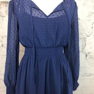 Modcloth | Dresses | Modcloth Navy Blue Dress | Poshmark